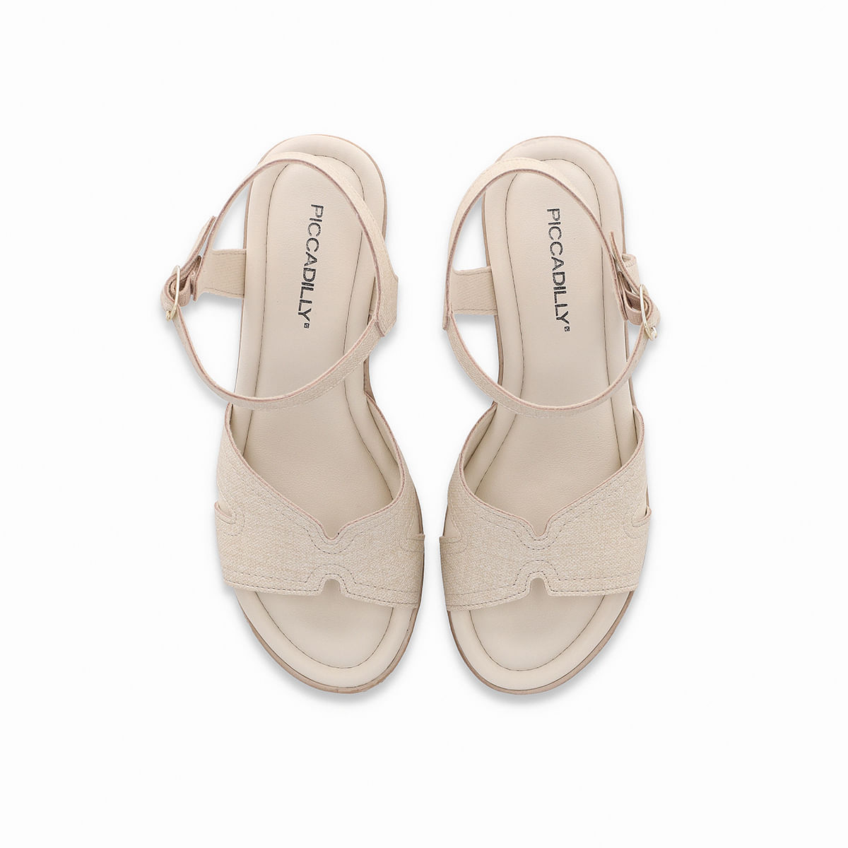 Sandália Debora Salto Alto Natural - Privalia