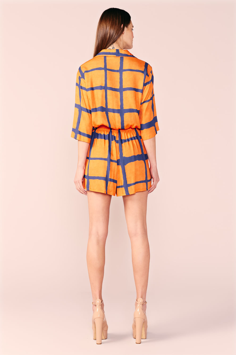 SHORT ESTAMPA XADREZ COLOR BLOCK - Privalia