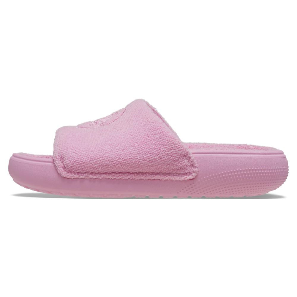 Chinelo crocs classic towel slide pink tweed - Privalia