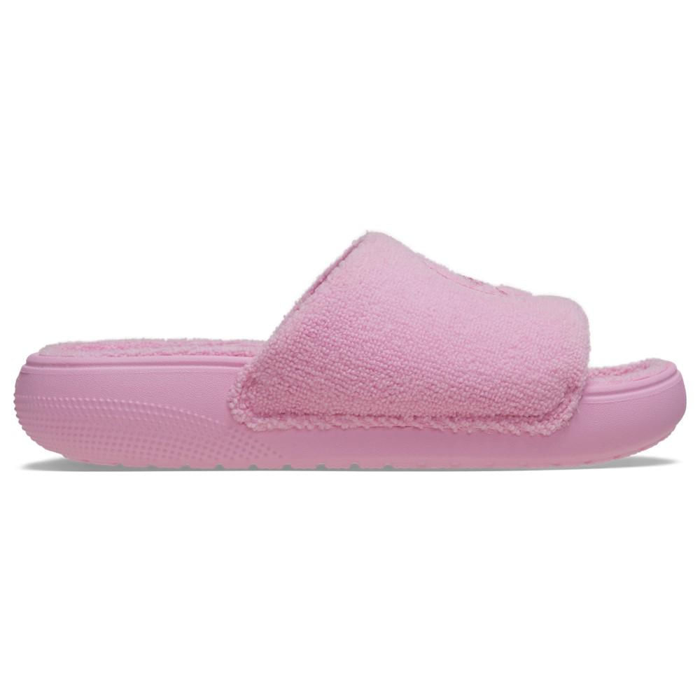 Chinelo crocs classic towel slide pink tweed - Privalia