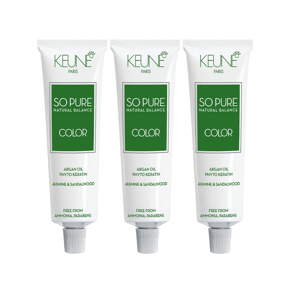 Kit Keune So Pure Color 5 Coloração 60ml (3 unidades) - Privalia