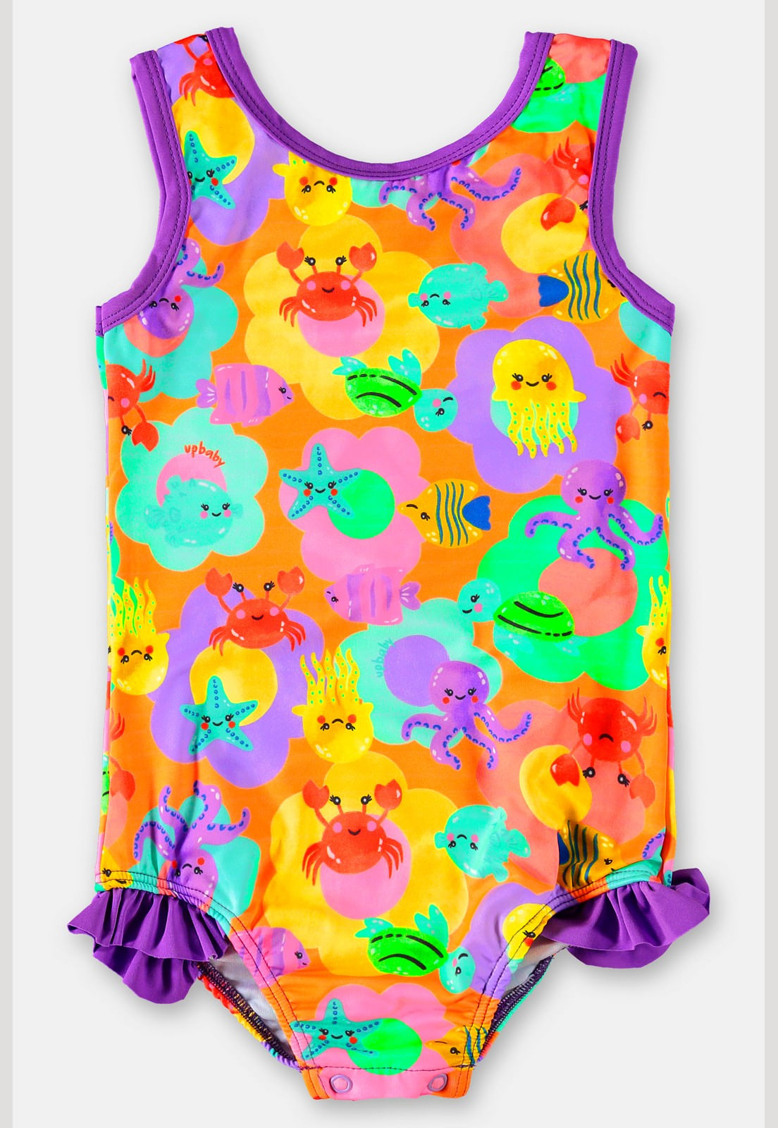 Maiô em Malha Sublimada com FPS+50 e forro em poliamida Up Baby - Privalia