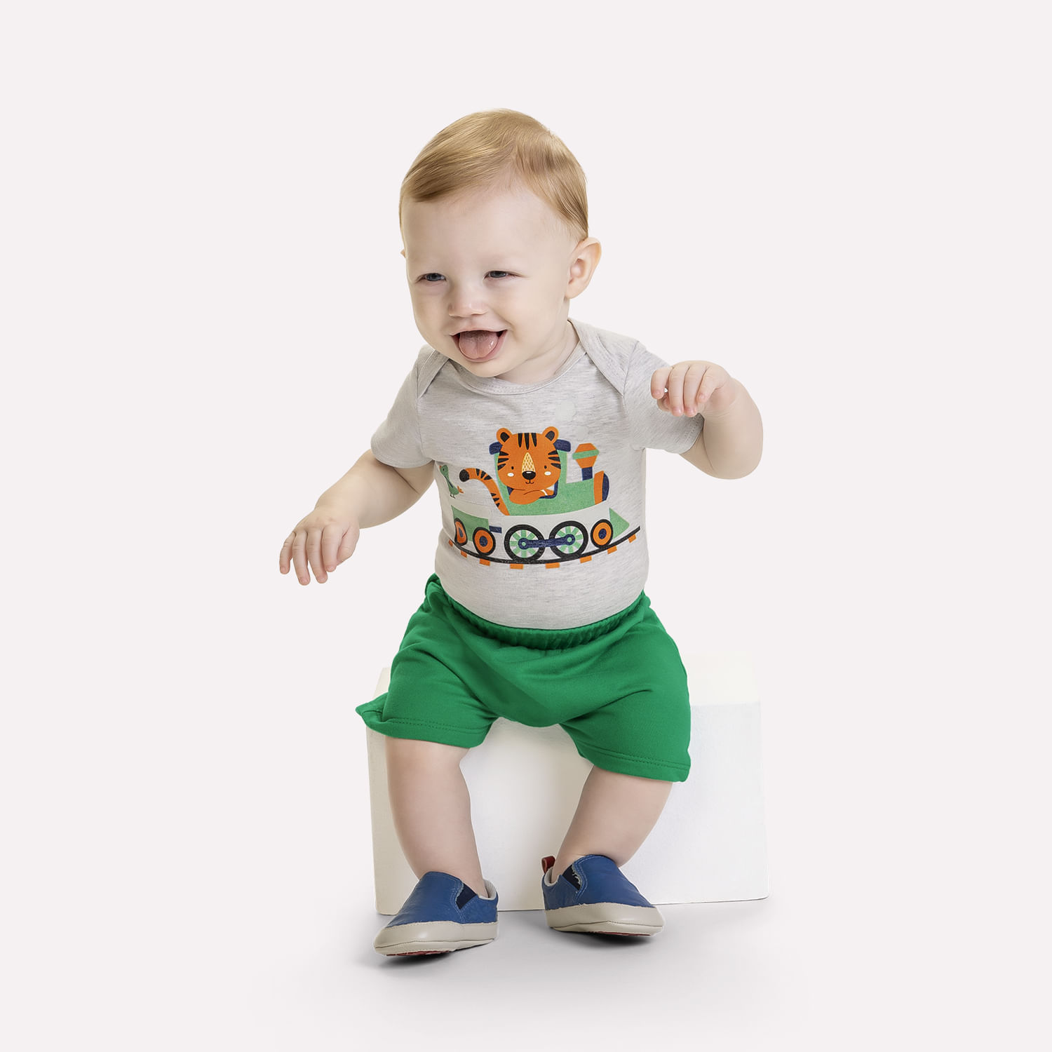 Conjunto Bebê Menino Estampa Bichinho Kyly - Privalia