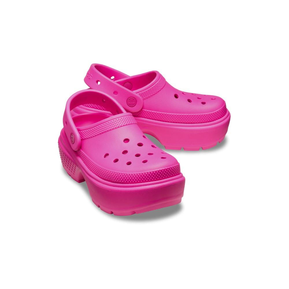 Sandália crocs stomp clog pink crush - Privalia