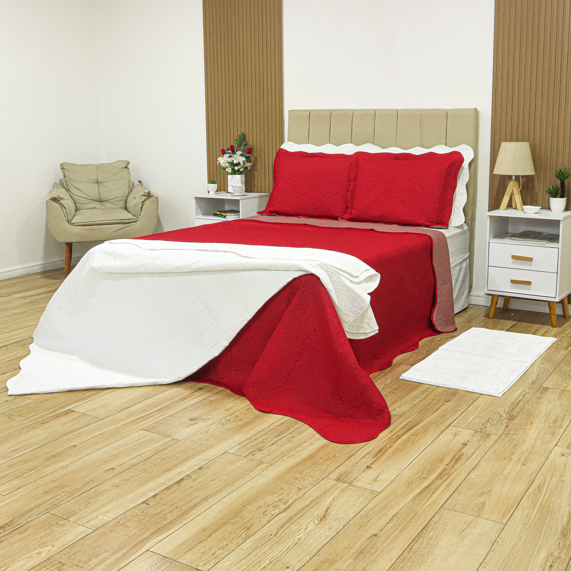 KIT CAMA SOLTEIRO ULTRA LISSE - NÁTALY - Privalia