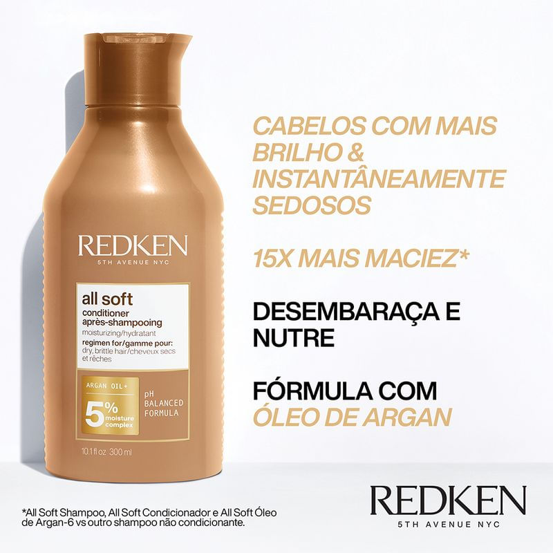 Kit Redken All Soft Duo (2 produtos) - Privalia
