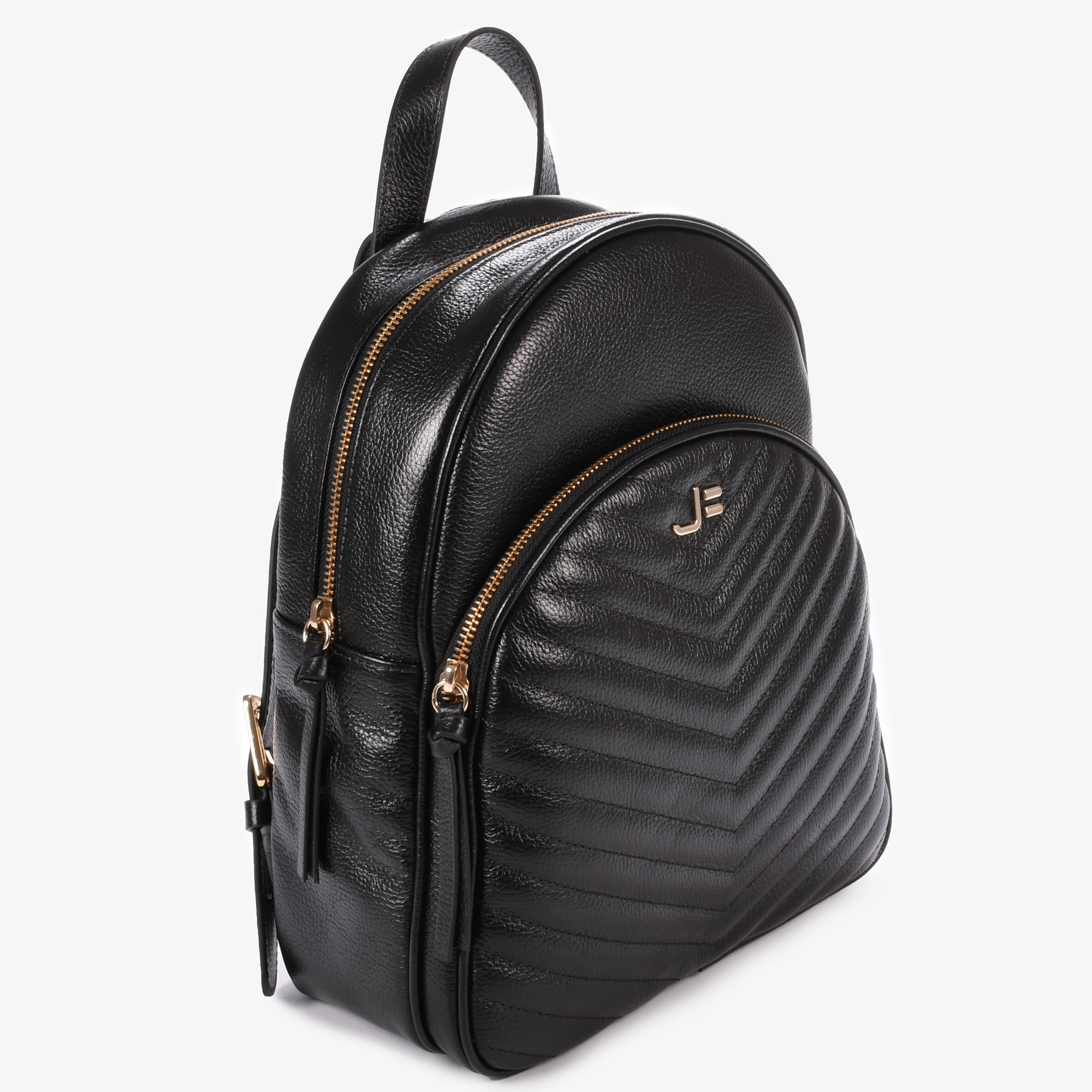 Mochila Preta Couro Matelassê - Privalia