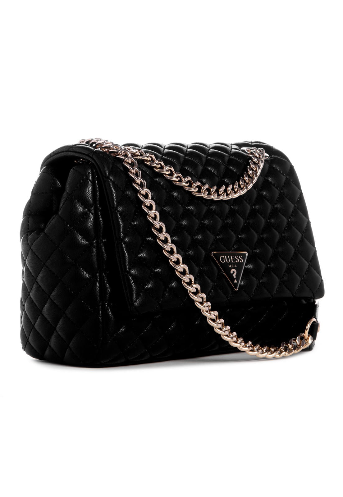 Bolsa Eco Rianne Transversal Flap Preto - Privalia