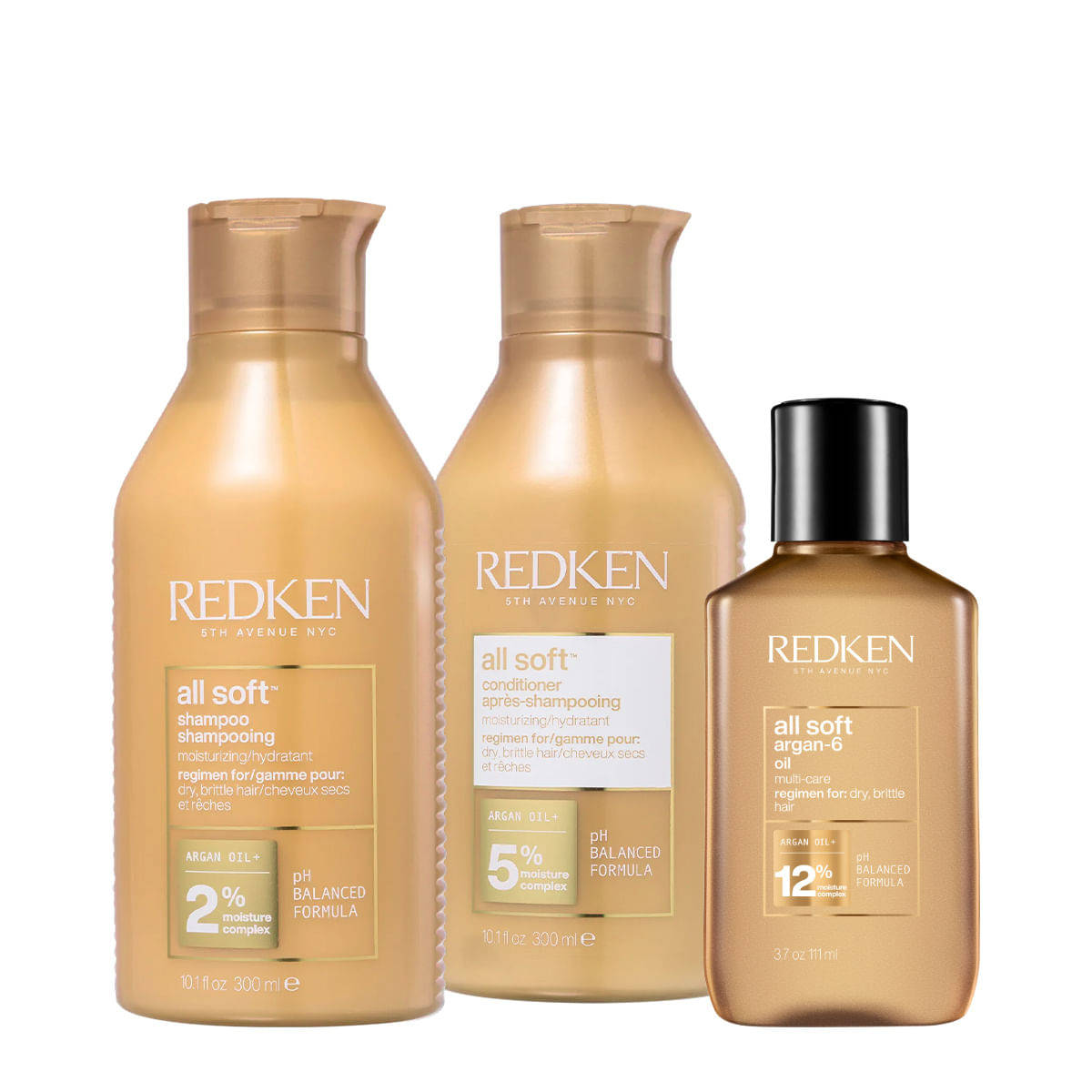 Kit Redken All Soft Argan Duo Oil (3 produtos) - Privalia