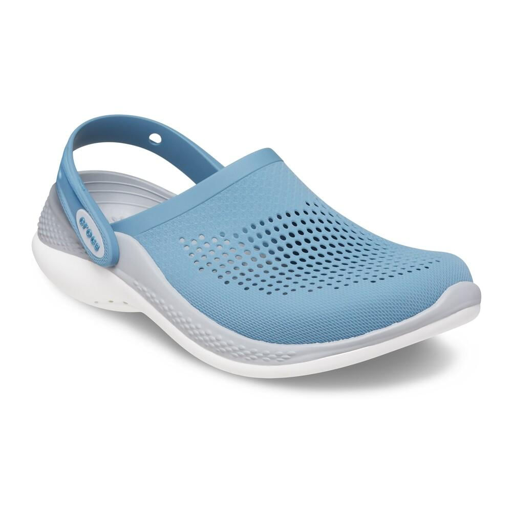 Sandália crocs lite ride 360 clog blue steel/microchip - Privalia