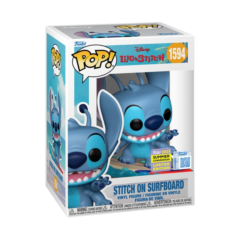 Boneco Funko Pop Stitch Surfando 11cm Disney - Privalia