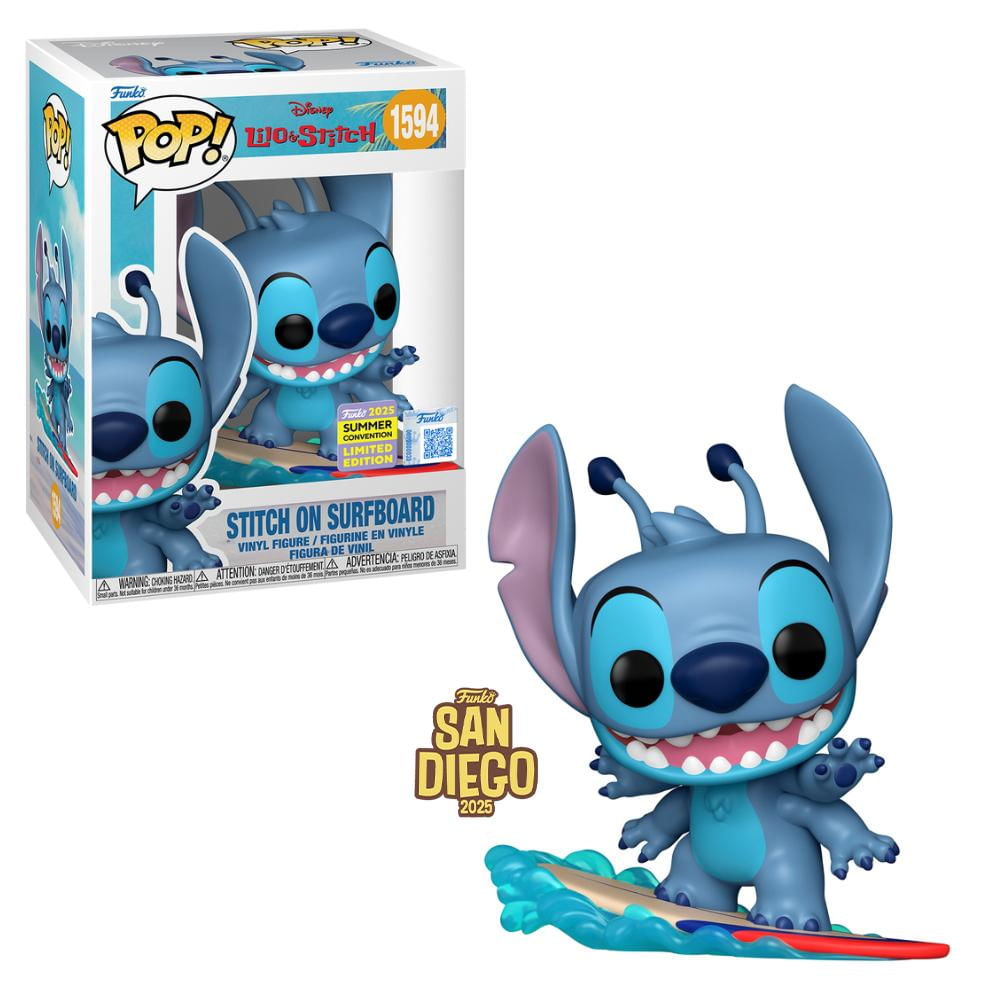 Boneco Funko Pop Stitch Surfando 11cm Disney - Privalia