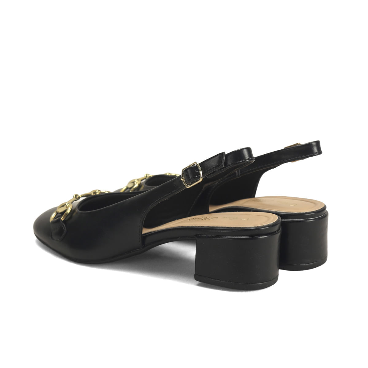 Slingback Bico Fino Feminino Estilo Clássico Ana Mello - Privalia
