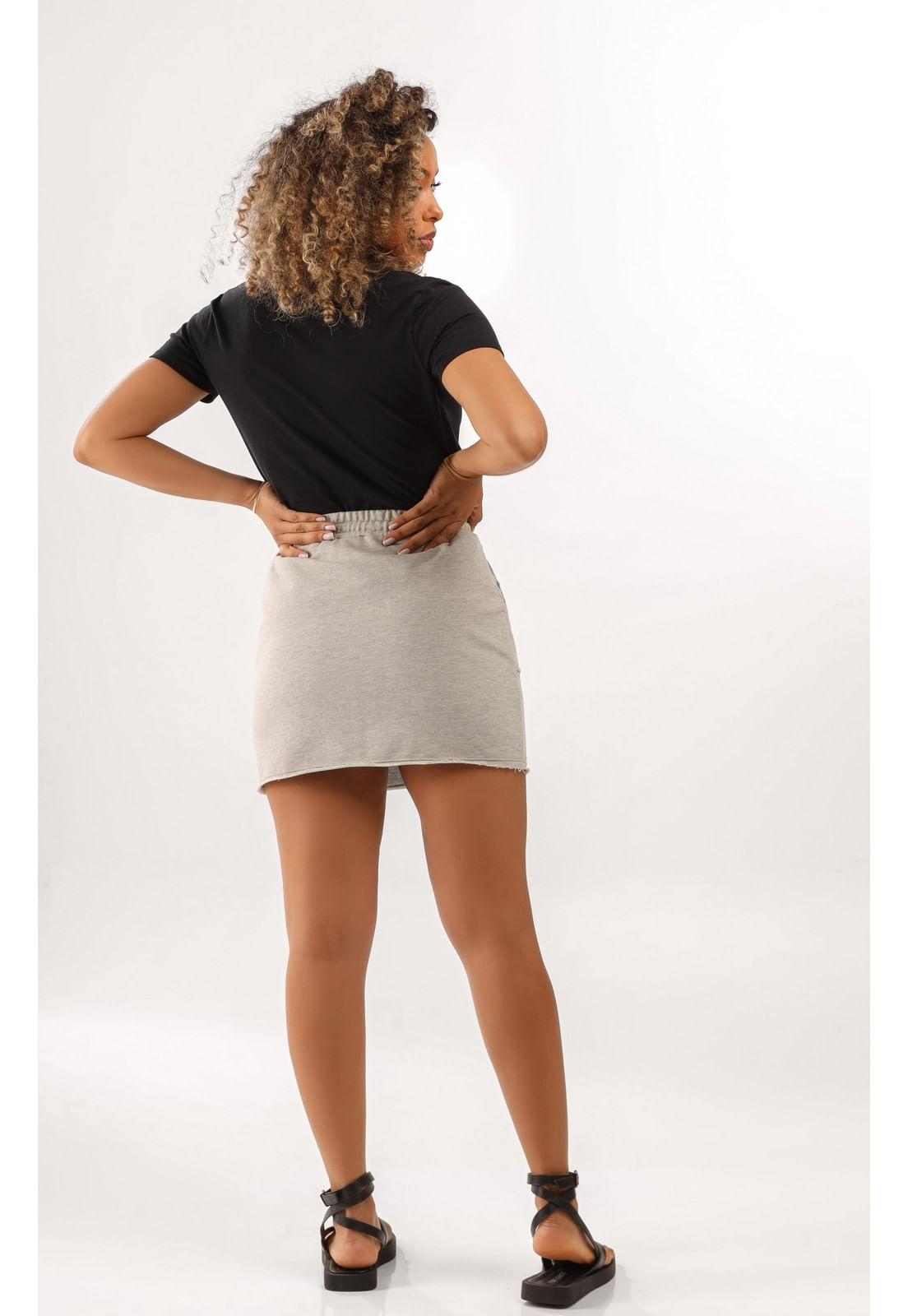 Saia Feminina em Moletom Just Basic - Privalia