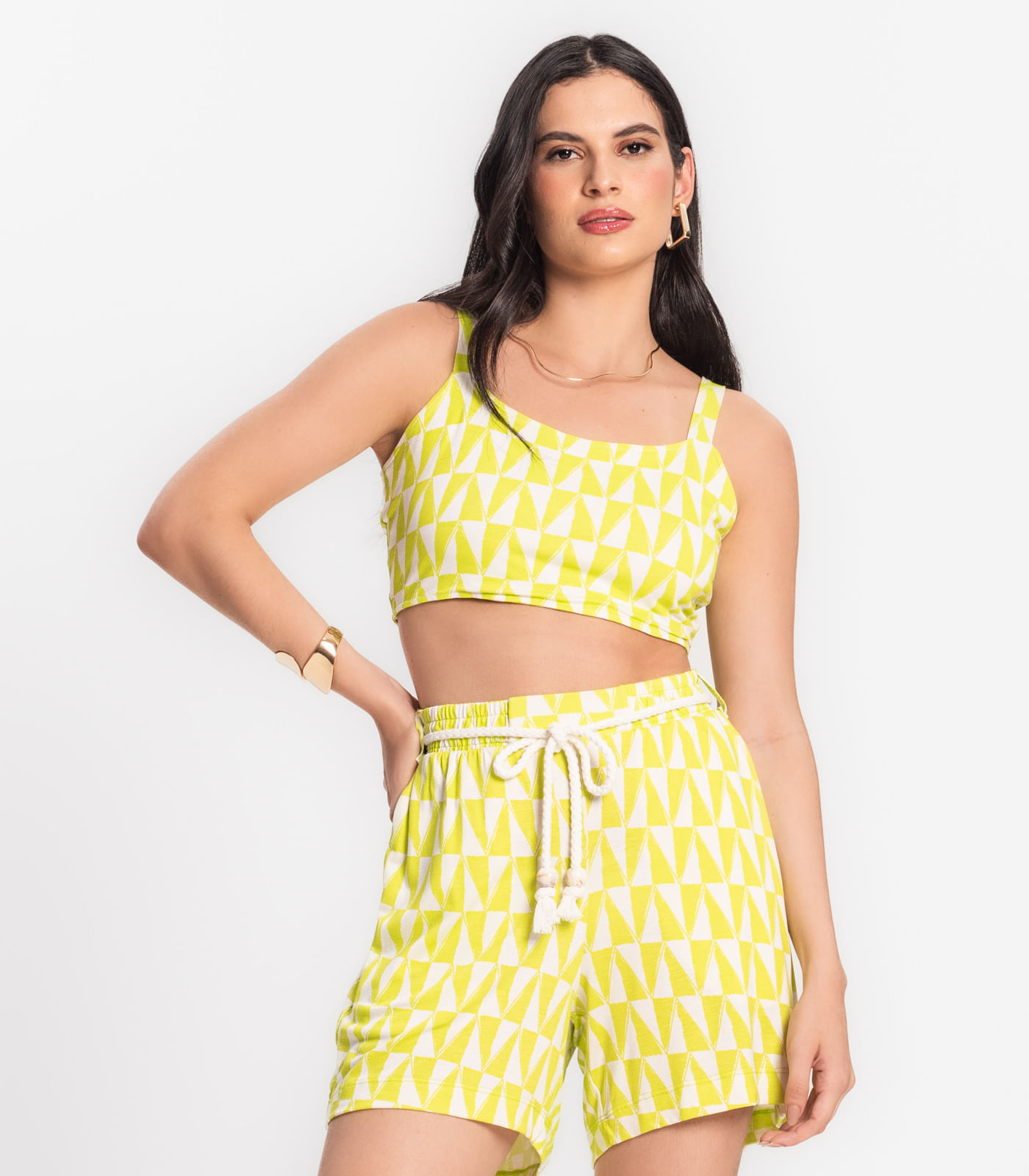 Top Feminino Em Viscose Creponada Endless Verde - Privalia