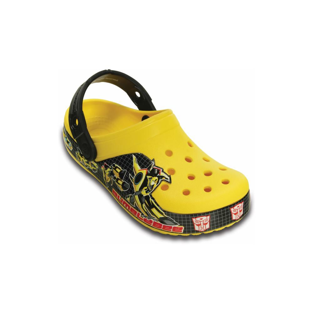 Sandália crocs transformers bumblebee clog yellow - Privalia
