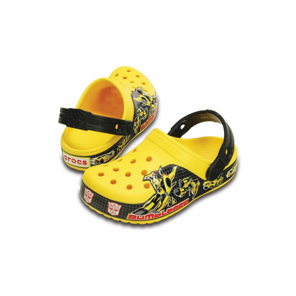 Sandália crocs transformers bumblebee clog yellow - Privalia