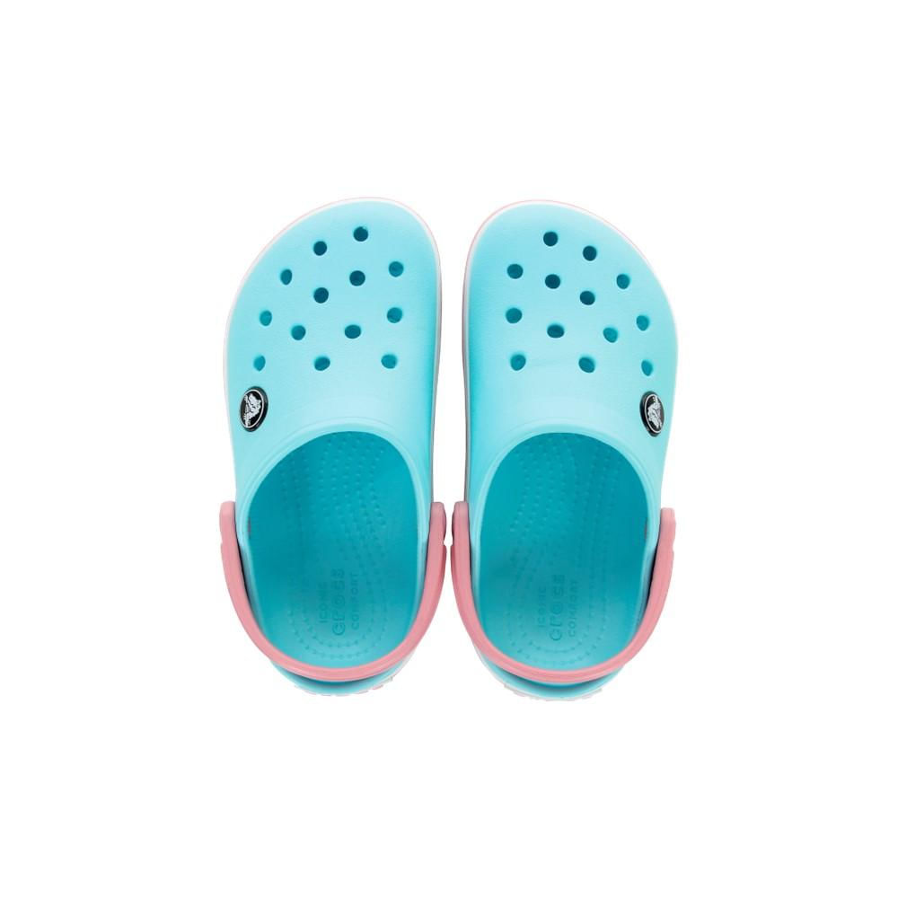 Sandália crocs crocband clog juvenil ice blue/white - Privalia