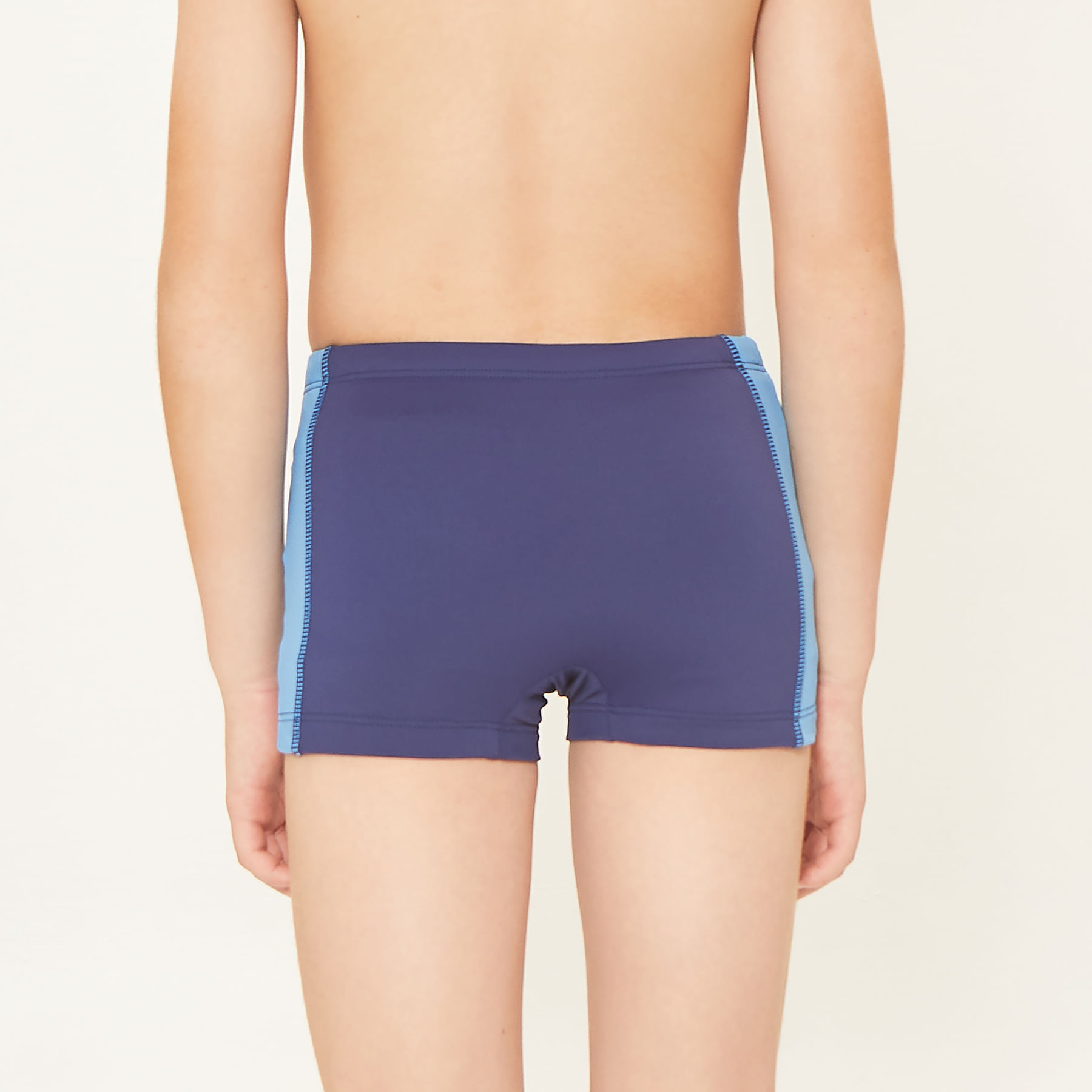 Sunga UV Infantil Com Proteção Solar Bicolor Marinho/Oceano - Privalia