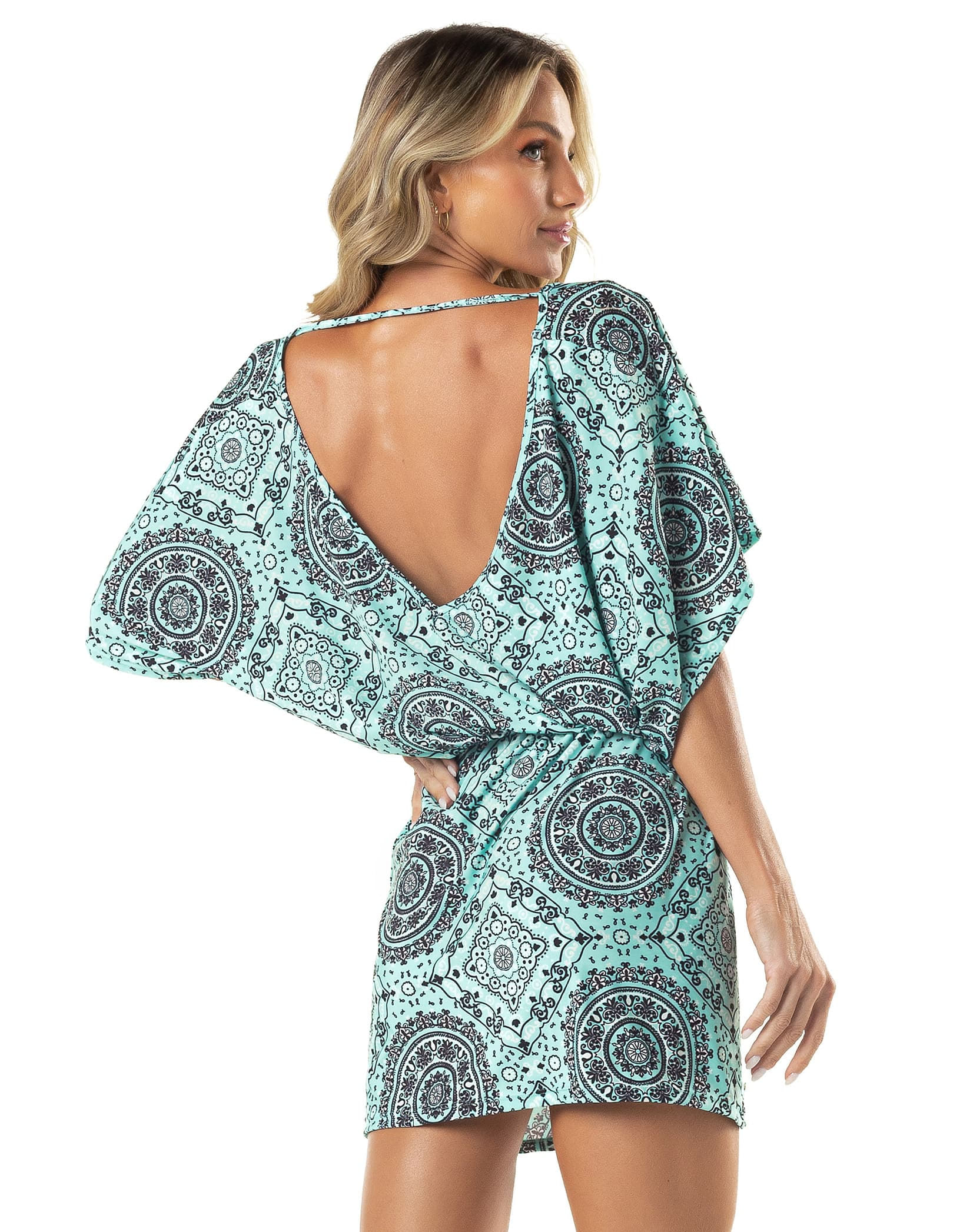 Saida De Praia Bata Adelaide Paisley Etero Vestem - Privalia