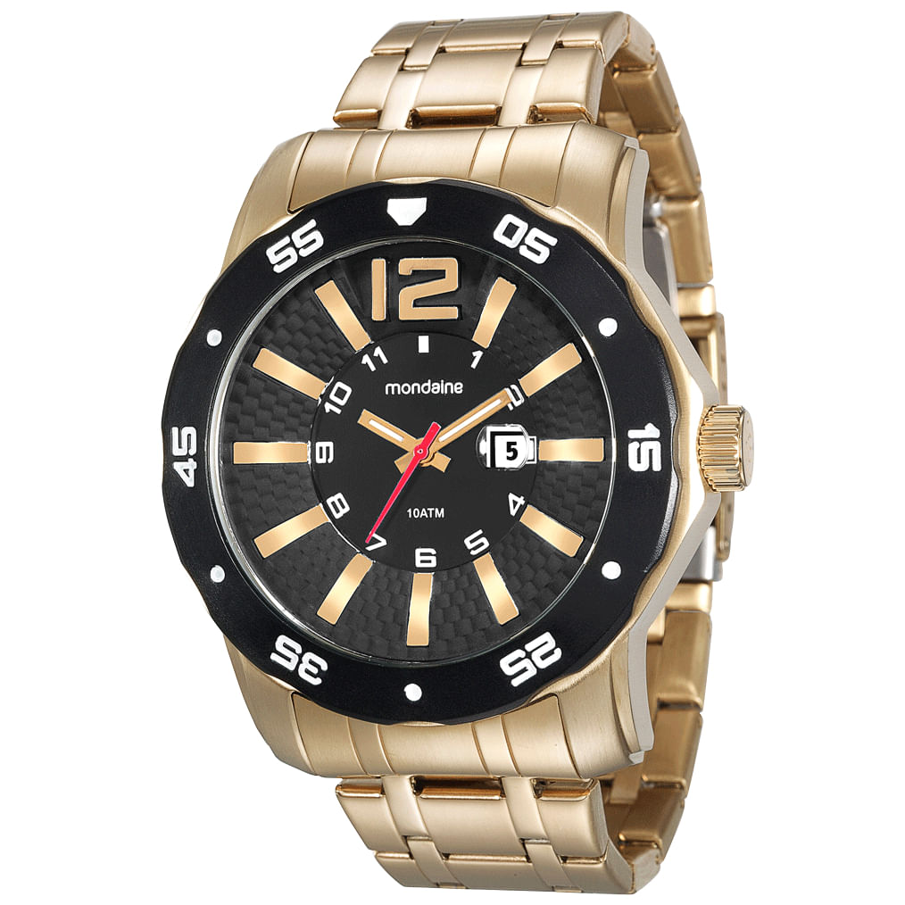 Relógio Aço Casual Dourado - Privalia