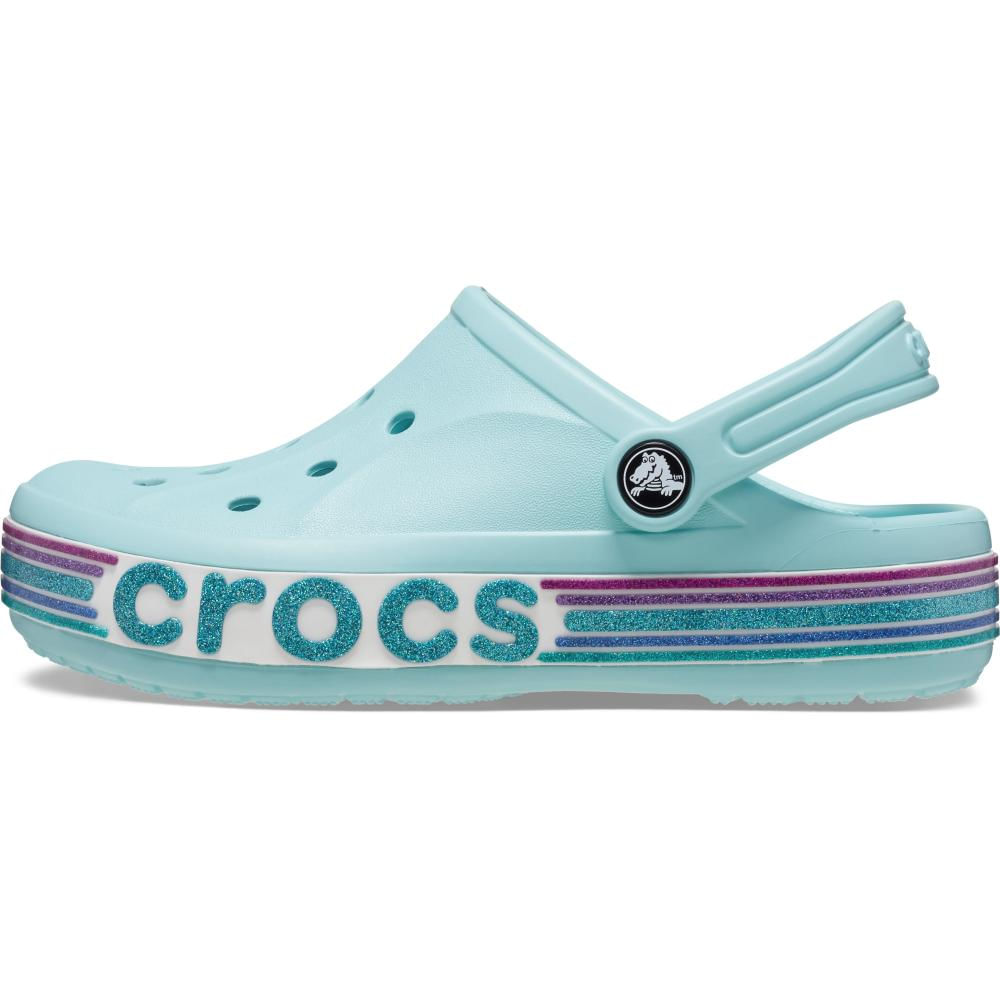 Sandália crocs bayaband rainbow glitter clog k pure water - Privalia