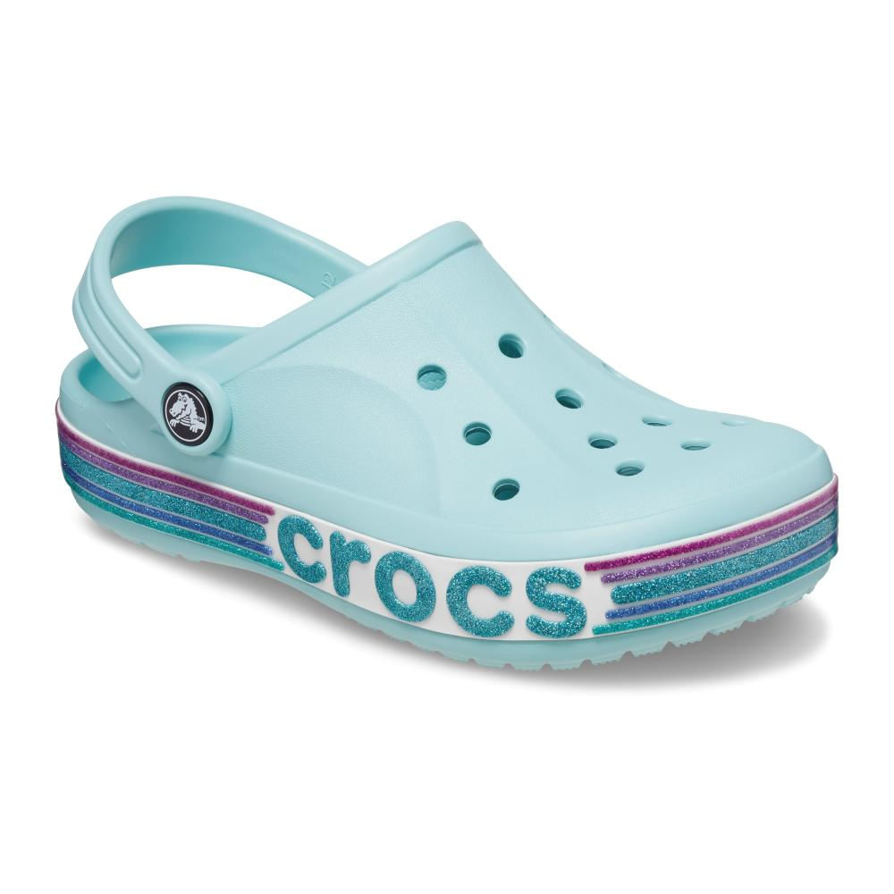 Sandália crocs bayaband rainbow glitter clog k pure water - Privalia
