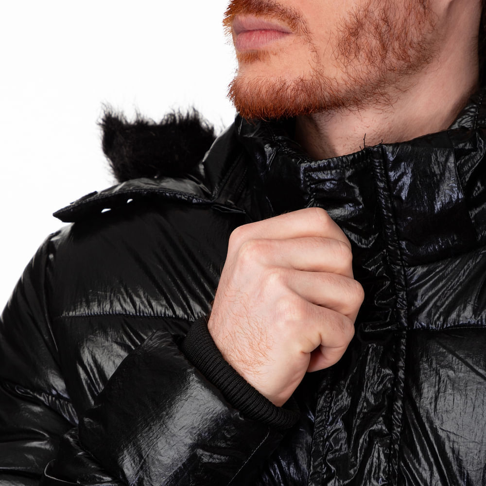 Jaqueta Puff Metalizada - Privalia