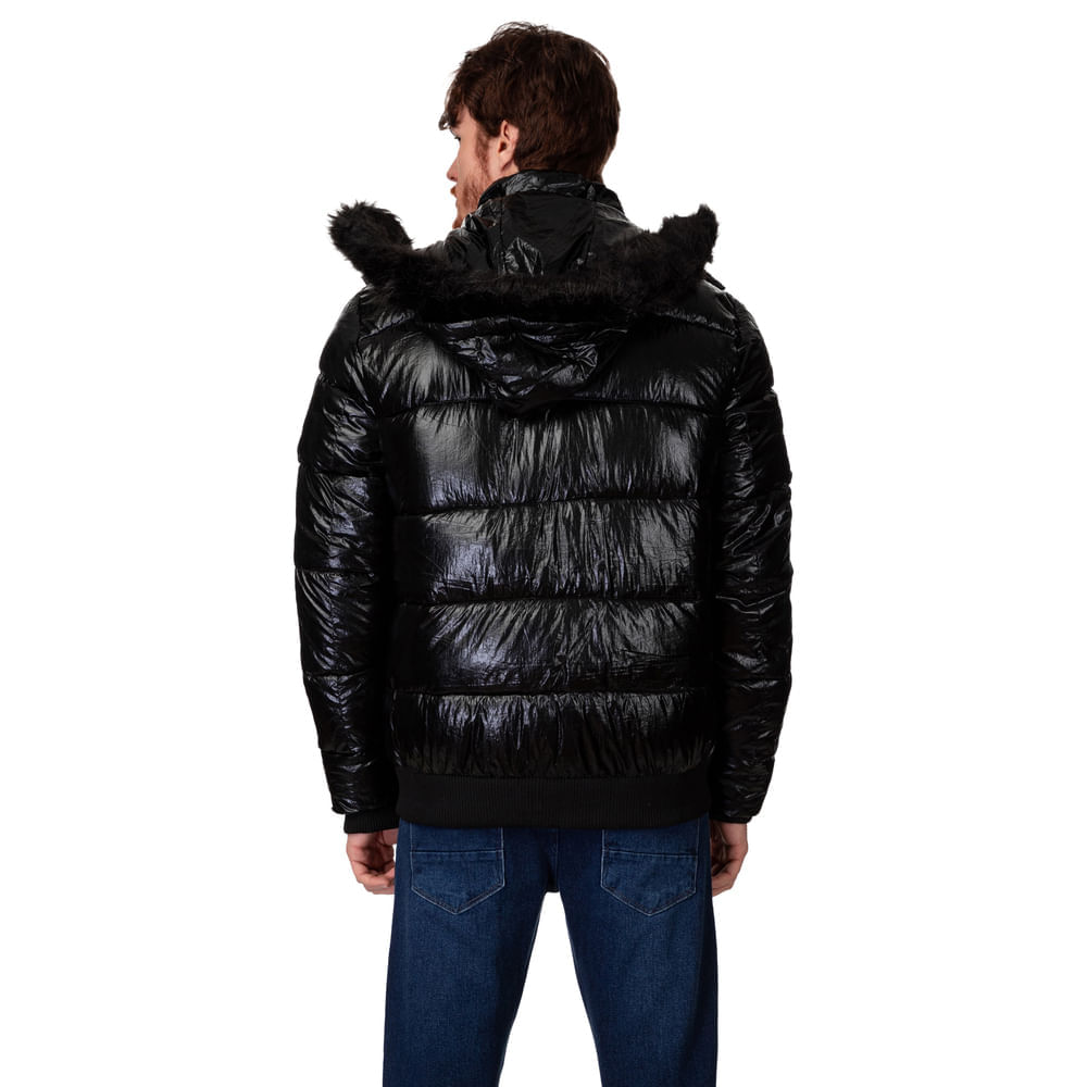 Jaqueta Puff Metalizada - Privalia