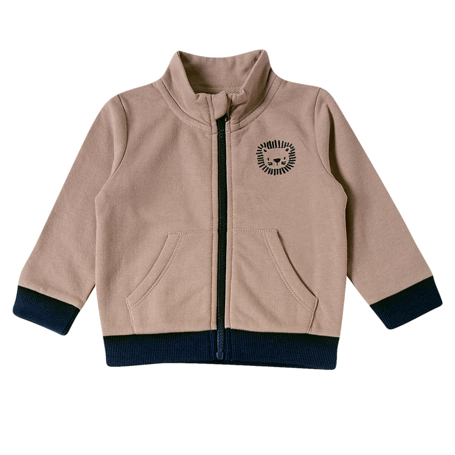 Conjunto comprido safari moletom bebê tip top - Privalia