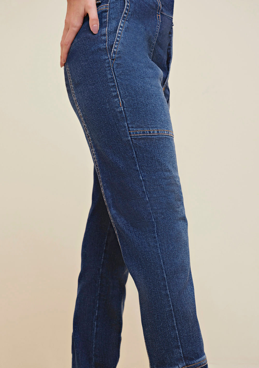 Calca Morena Rosa Skinny Flare Grazi Cós Alto Detalhe Tomas Jeans ...