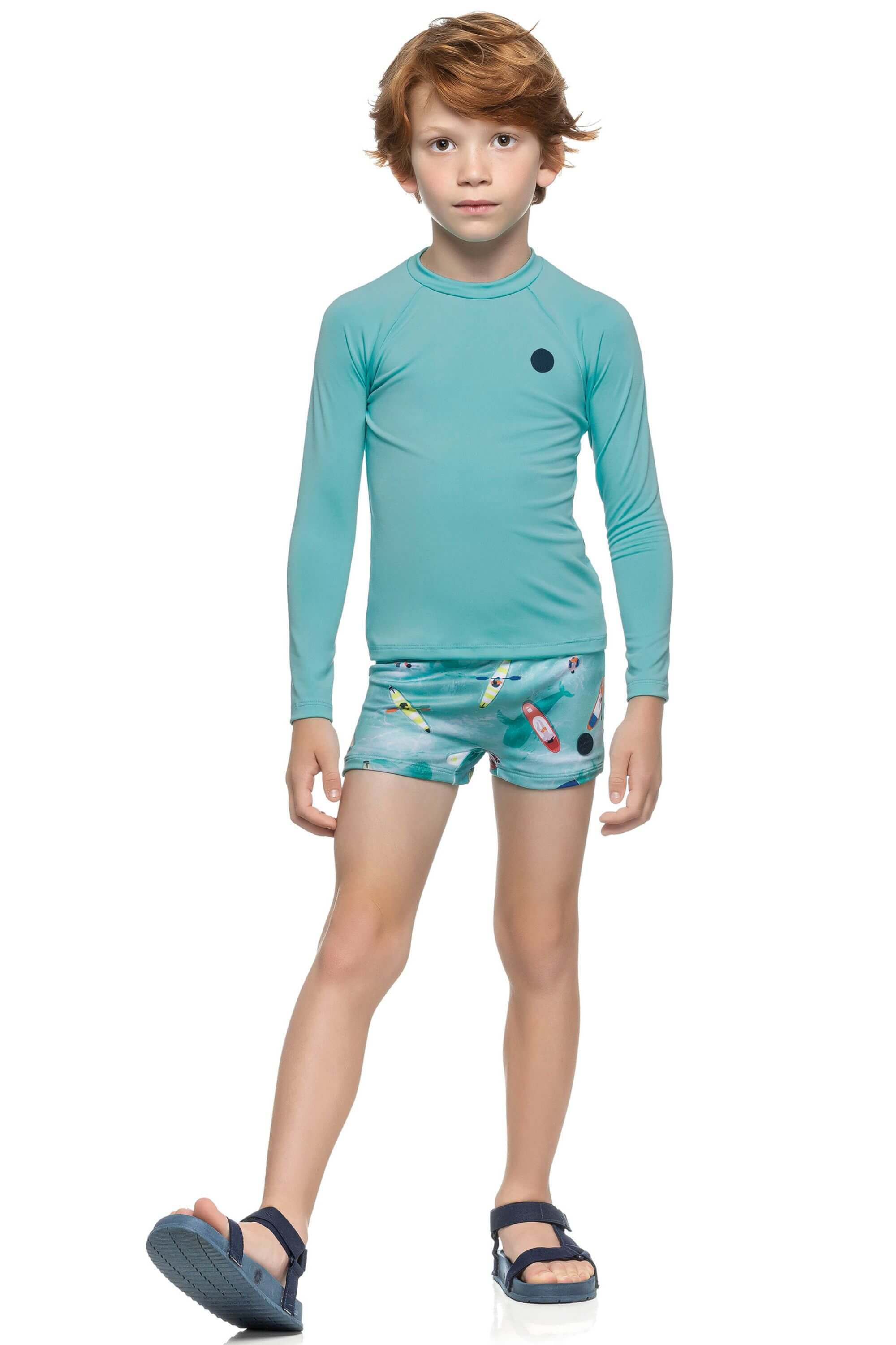Sunga Infantil Menino Comfy Proteção UV Verde - Privalia